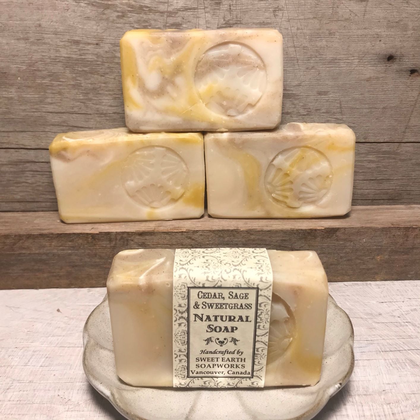 Cedar, Sage & Sweetgrass Soap | Sweet Earth Soapworks | Vancouver, BC ...